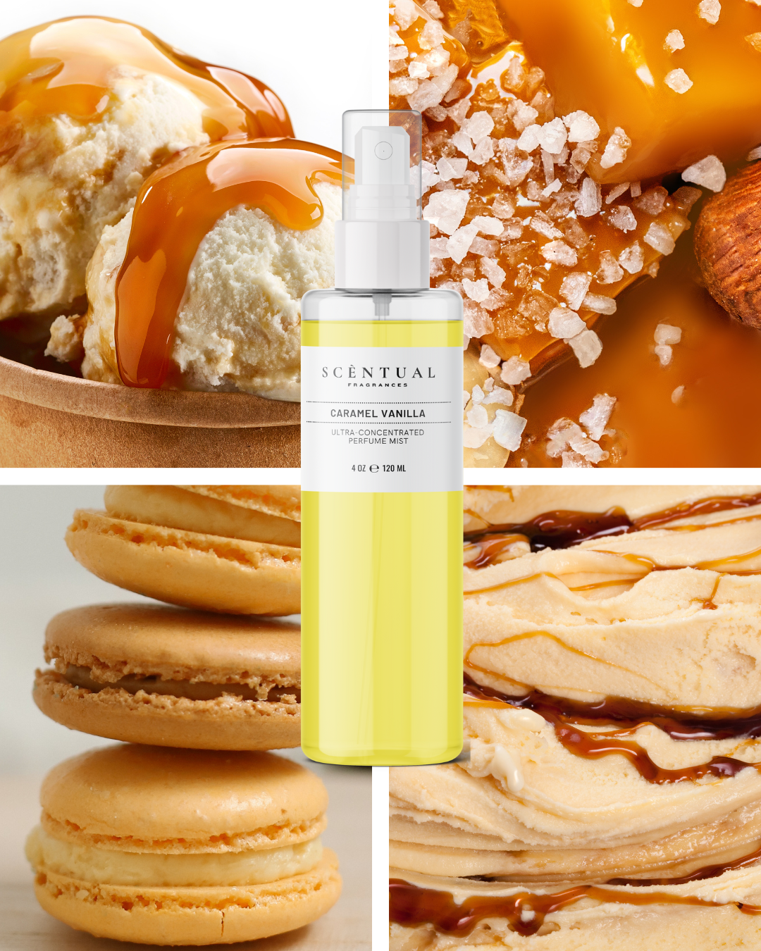 Caramel Vanilla Ultra-Concentrated Perfume Mist – Scèntual Fragrances