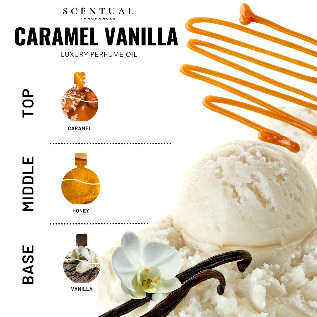 Caramel Vanilla Ultra-Concentrated Perfume Mist – Scèntual Fragrances