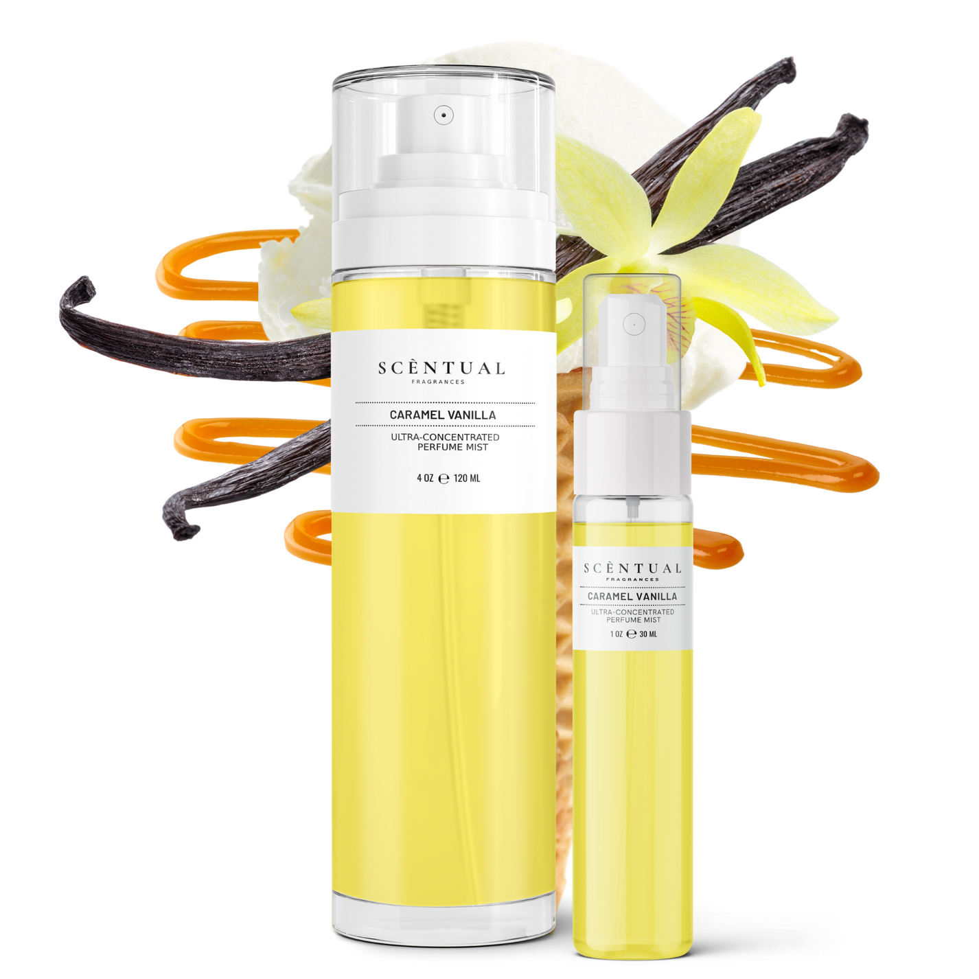 Caramel Vanilla Ultra-Concentrated Perfume Mist – Scèntual Fragrances