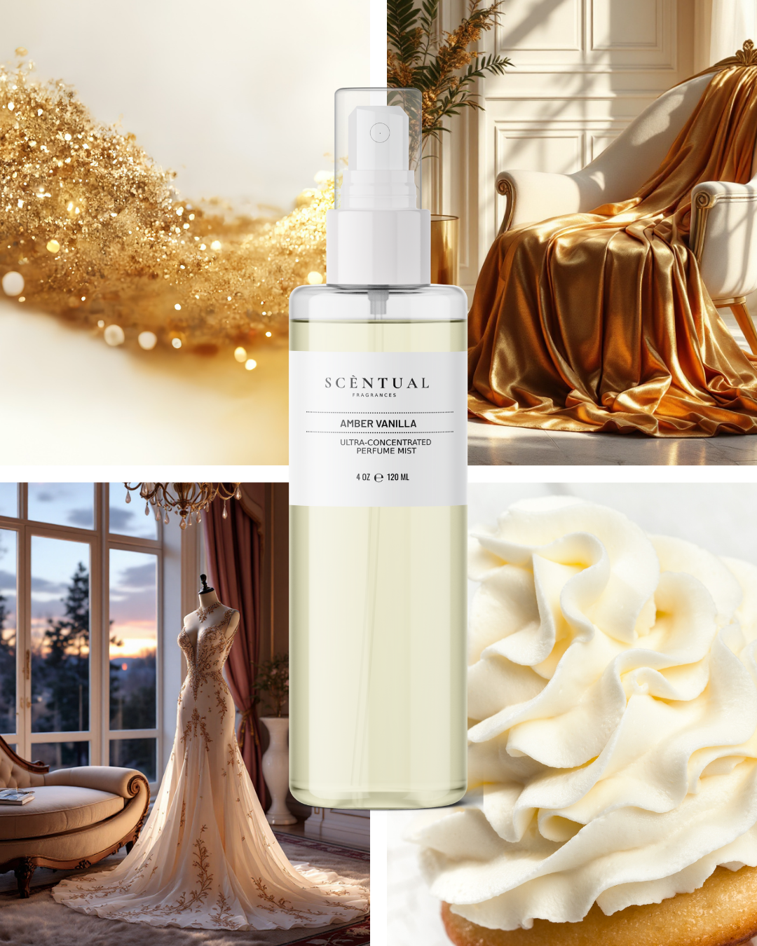 Amber Vanilla Ultra-Concentrated Perfume Mist – Scèntual Fragrances